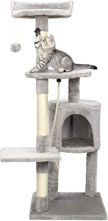 Kratzbaum Katzenbaum Stabiler Kletterbaum Spielhaus Turm 112 | Kaufen auf Ricardo
