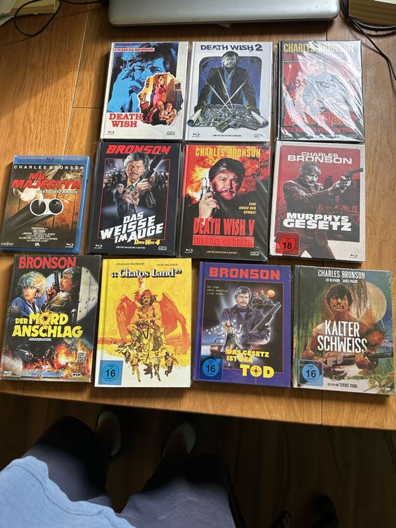 Death Wish 1-5 Charles Bronson Collection, Mediabook | Kaufen auf Ricardo