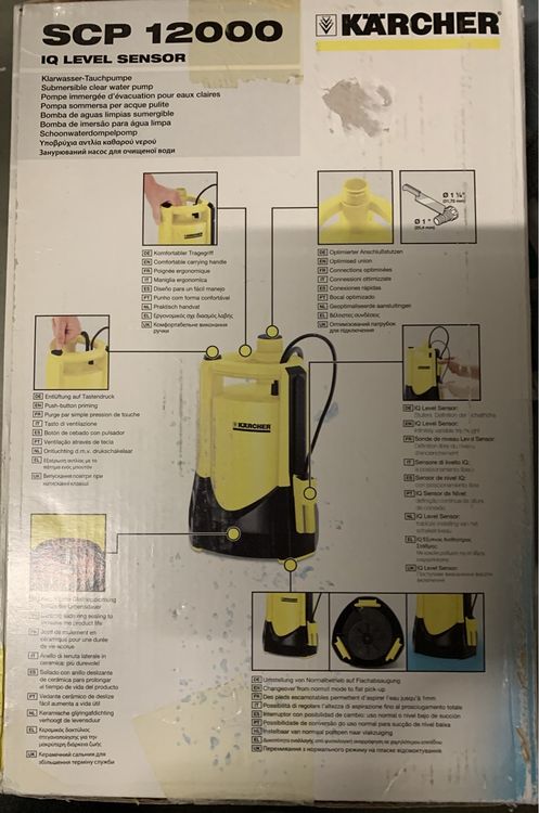 Kärcher Klarwassertsuchpumpe SCP 12000 (Neu und originalverpackt) in ...
