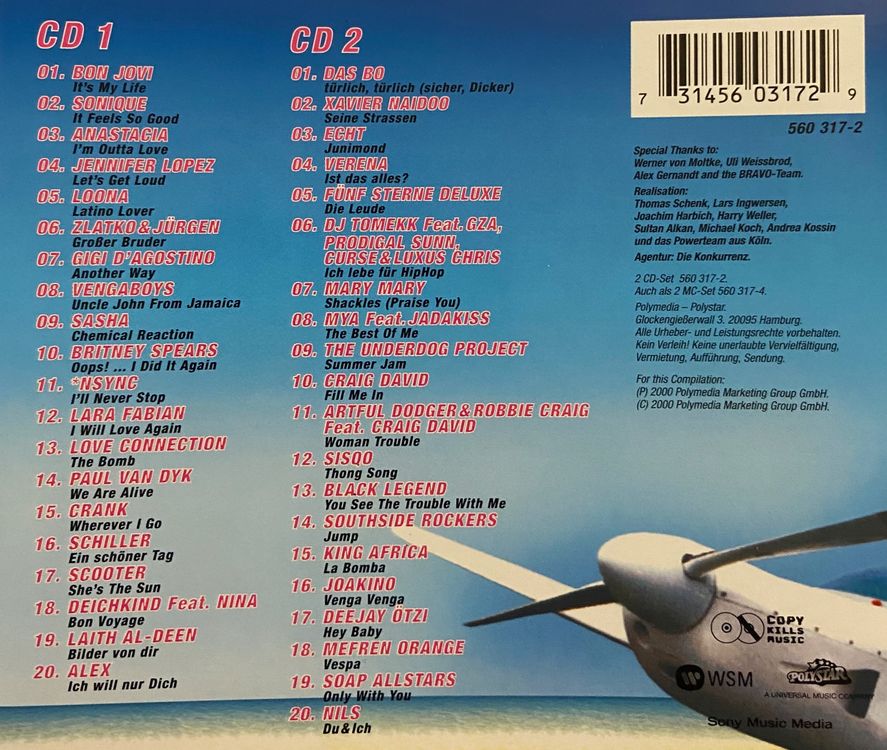 2 CDs Bravo Hits 30 – Bon Jovi • Sonique • Britney Spears | Kaufen auf ...