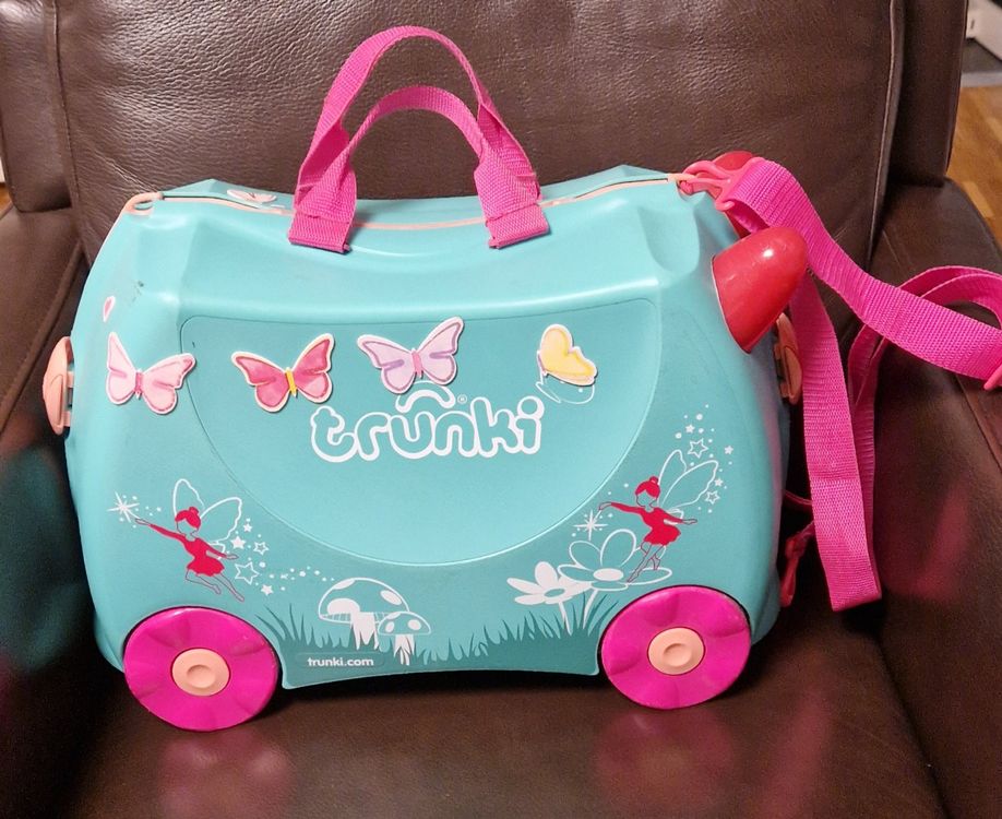 Trunki Kinderkoffer, türkis-pink | Kaufen auf Ricardo