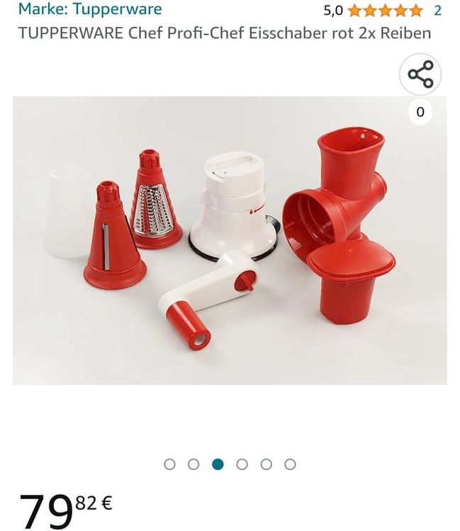 Luxus Profi Chef Tupperware Ebenbild