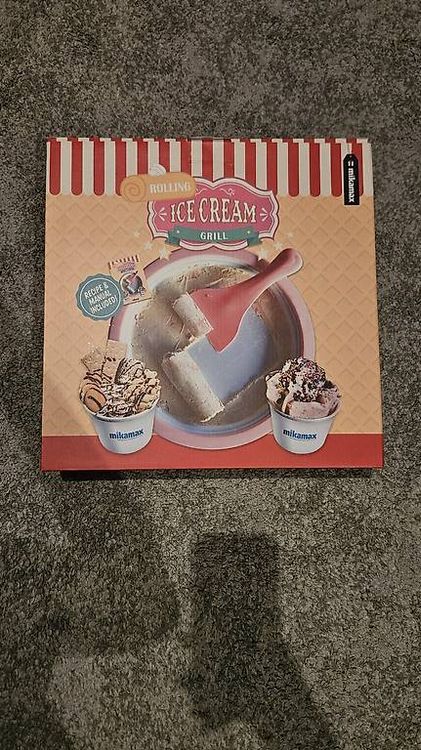 MikaMax Rolling Ice Cream Grill | Kaufen auf Ricardo