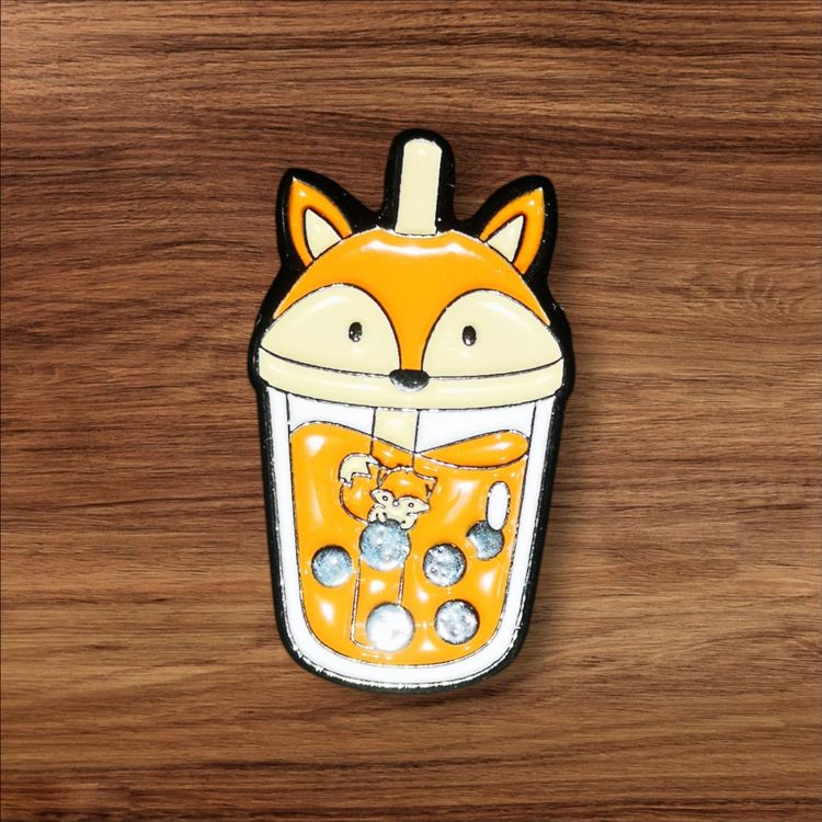 Bubble Tea Fox Pin ca. 2.8 cm Länge (Neu (gemäss Beschreibung)) in ...