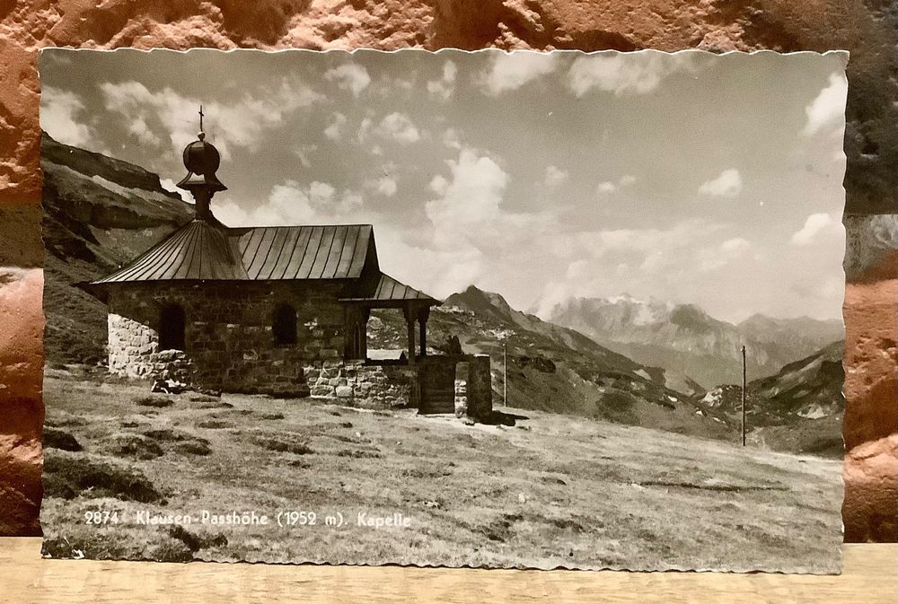 1951 Alte Foto AK - KLAUSENPASS - Kapelle - Passhöhe (Gebraucht) in Root für CHF 1 – mit ...
