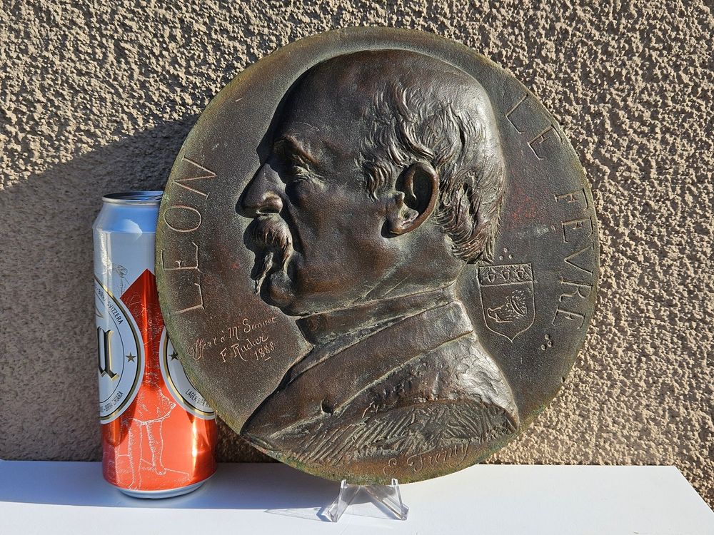 Leon Lefèvre, signiert E. Frémy 1888, Medaillon (Gebraucht) in Lugano für CHF 199 – mit ...