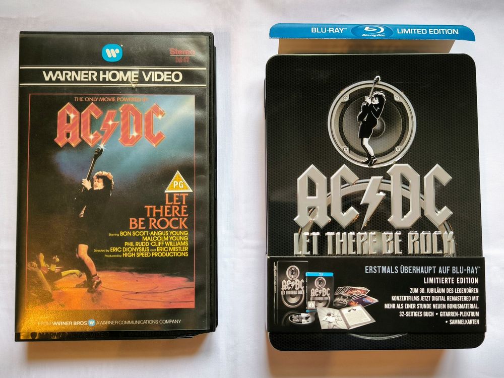 AC/DC Let There Be Rock (Limited Ed. Bluray Metallbox) +VHS | Kaufen auf Ricardo