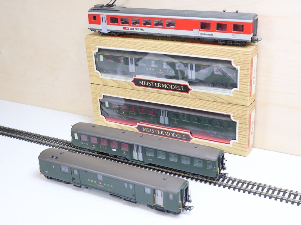 Liliput 5 x SBB Personenwagen Mitteleinstieg H0 (Gebraucht) in Winterthur für CHF 45 – mit ...