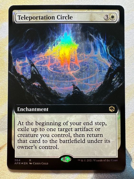 Teleportation Circle FOIL Variant 364 Forgotten Realms | Kaufen auf Ricardo