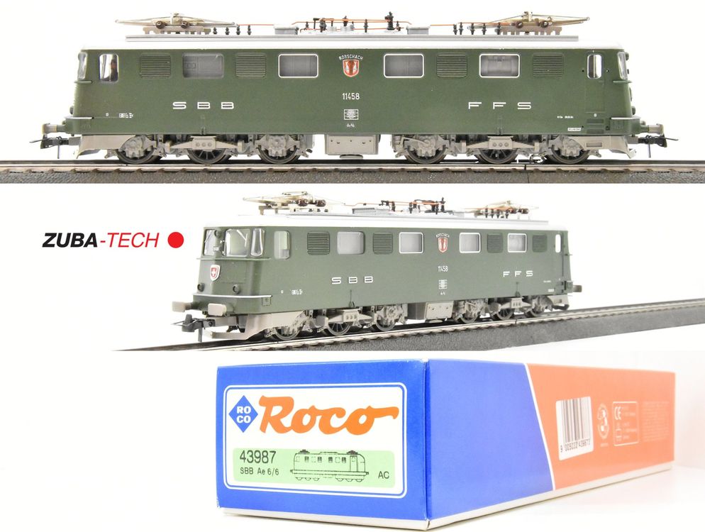Roco 43987 E-Lok Ae 6/6 SBB H0 WS Analog mit OVP (Gebraucht) in St. Gallen für CHF 75 – mit ...