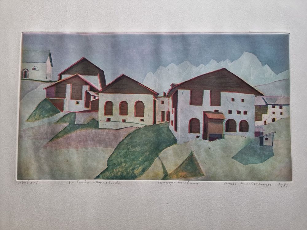 Hans Affeltranger (1919-2002) RADIERUNG AQUATINTA signiert (Gebraucht) in Gersau für CHF 29 ...