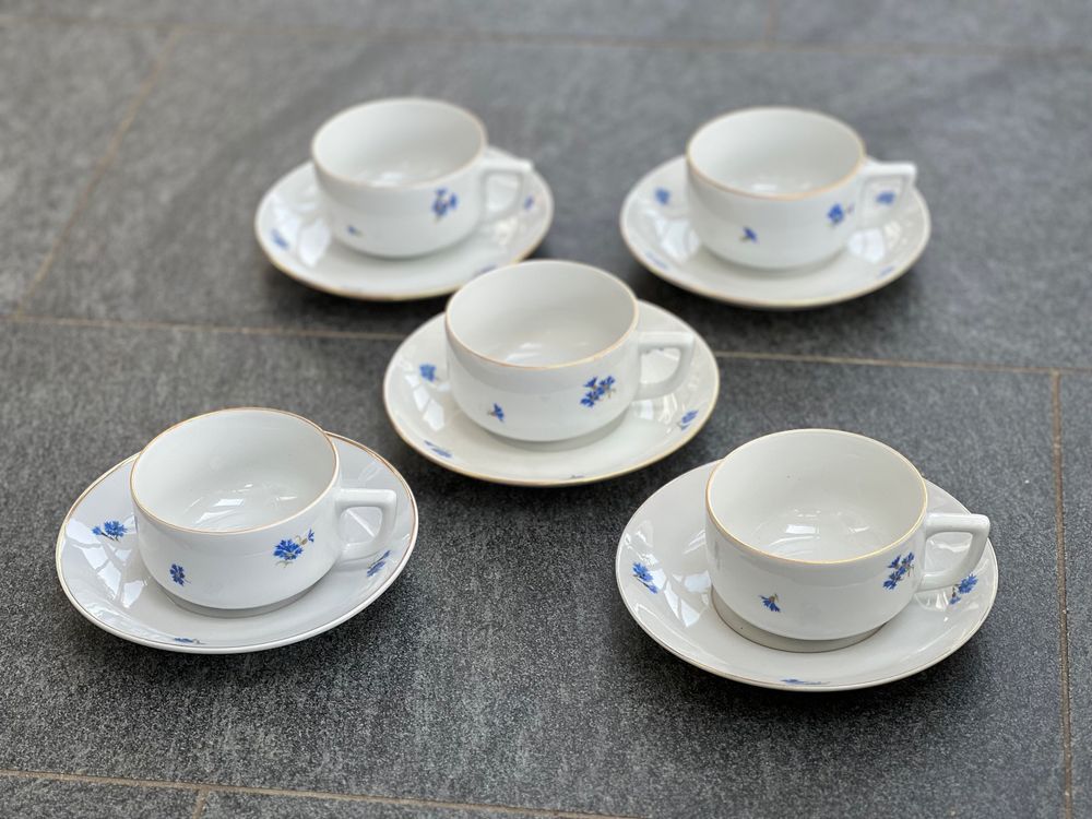 Kornblumen Tassen, Kaffeetasse Kahla Porzellan (Gebraucht) in Otelfingen für CHF 35 – mit ...