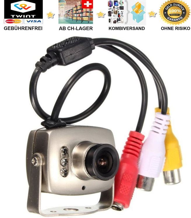 Mini kamera CMOS CCTV Überwachungskamera 6 LED (Neu und ...