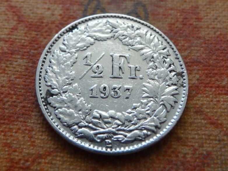 1/2 Fr. 1937 | Kaufen auf Ricardo