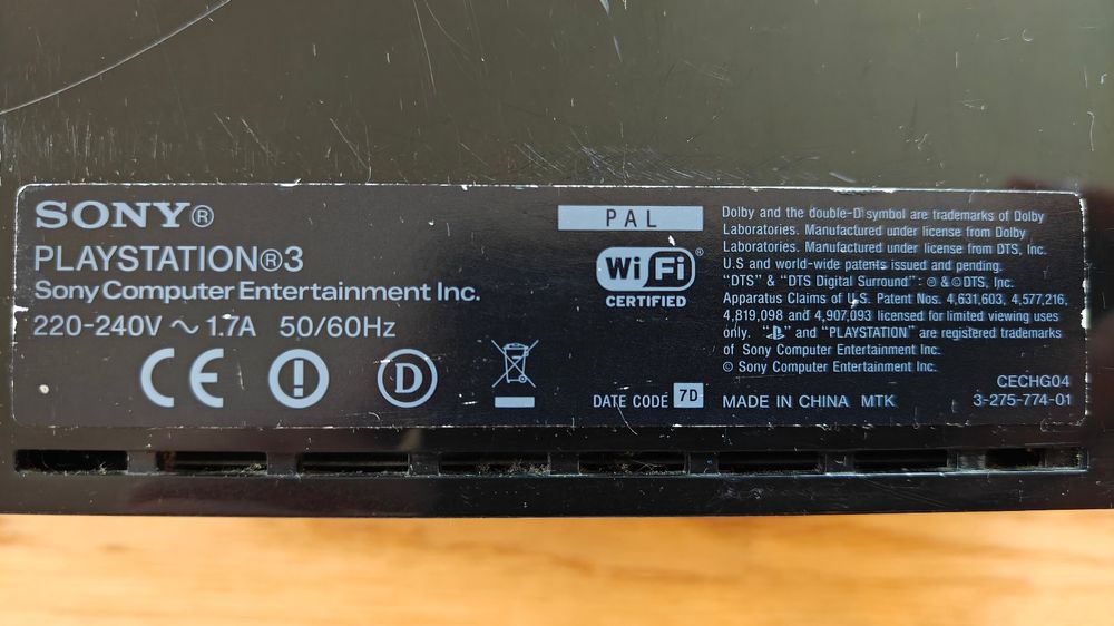 PS3 Fat Modèle CECHG04 (40GB) - POUR PIÈCES / YLOD (D'occasion) à ...