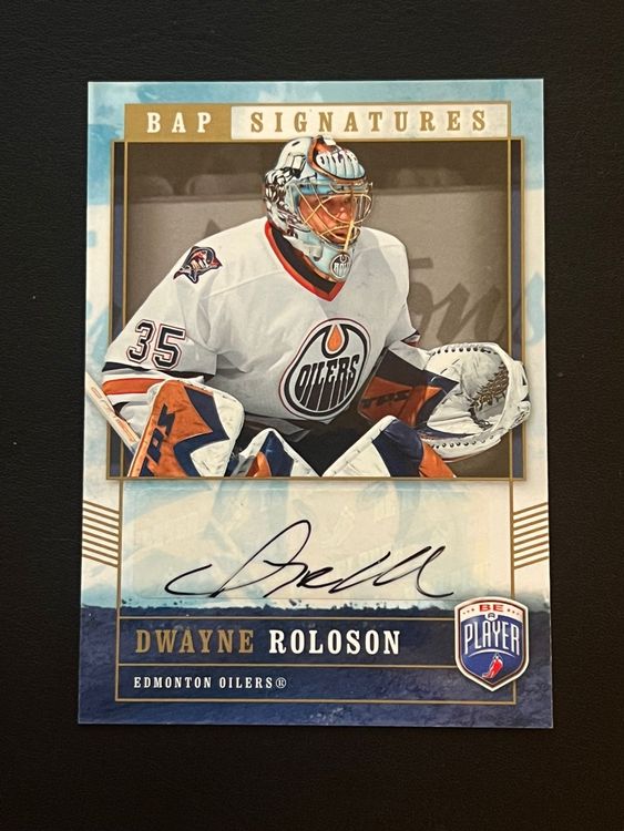 Dwayne Roloson 2006 BAP Signatures Edmonton Oilers (Neu (gemäss ...