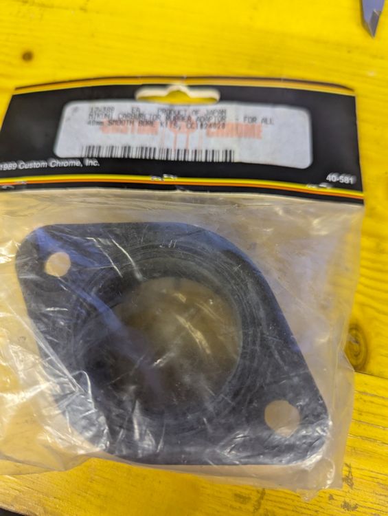 Mikuni Gummiflansch 40 mm Adapter Harley (Neu und originalverpackt) in ...