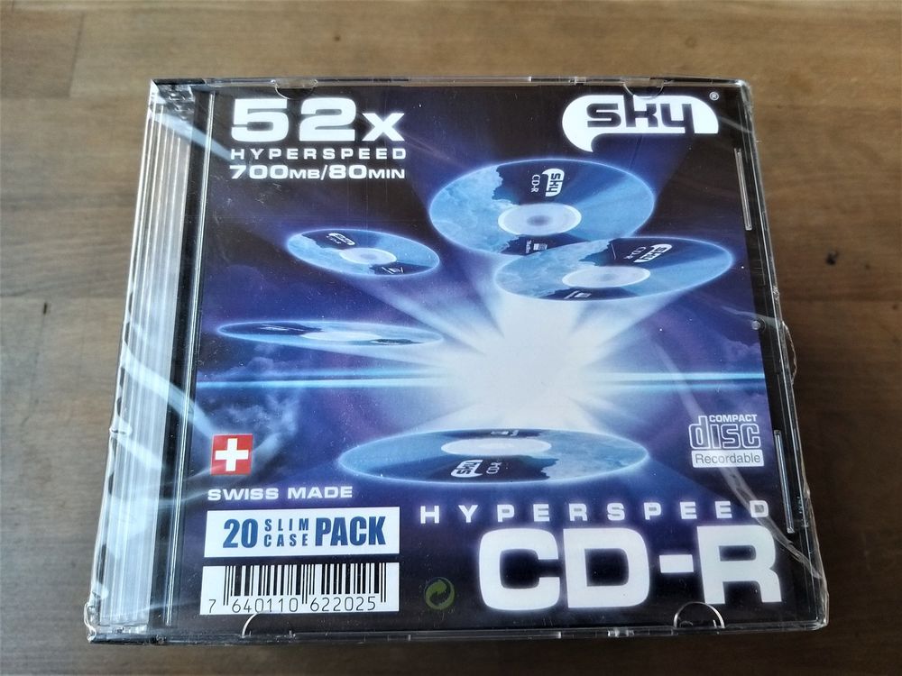 Sky HYPERSPEED CD-R 700MB/80MIN | Acheter sur Ricardo