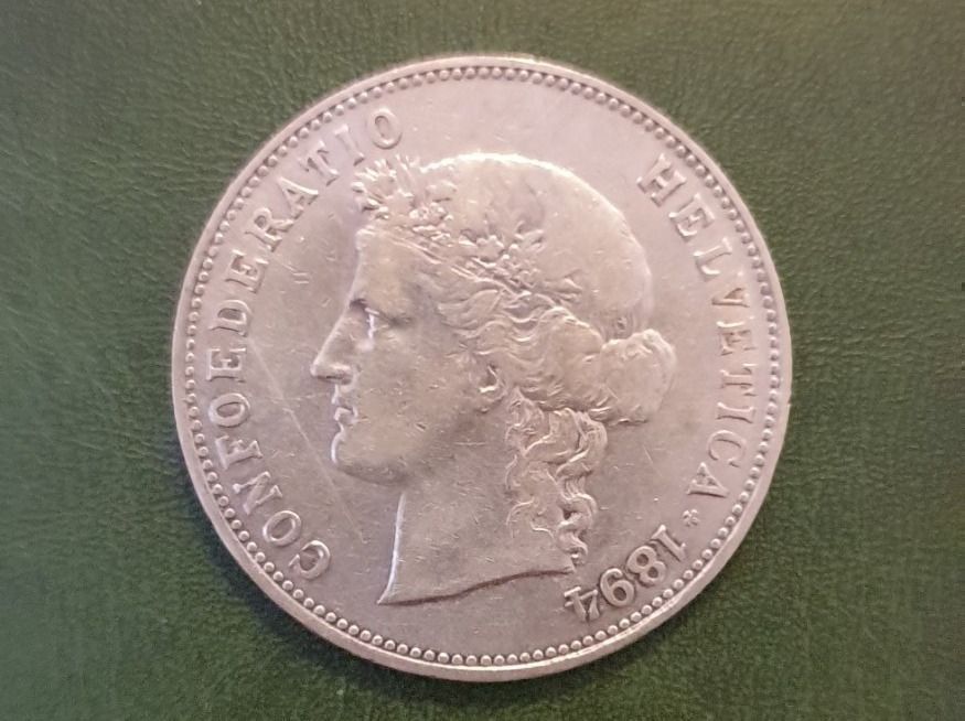 5 Franken 1894 -vz Silber (Gebraucht) in Biel/Bienne für CHF 799 – mit Lieferung auf Ricardo kaufen