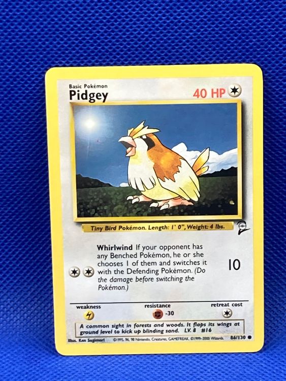 Pokemon BASE SET 2 / Pidgey 86 / 130 EN - (NM) (Gebraucht) in Baar für ...
