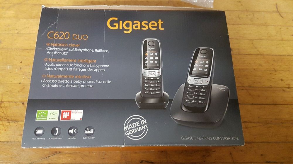 Gigaset C620 Duo - schwarz | Kaufen auf Ricardo