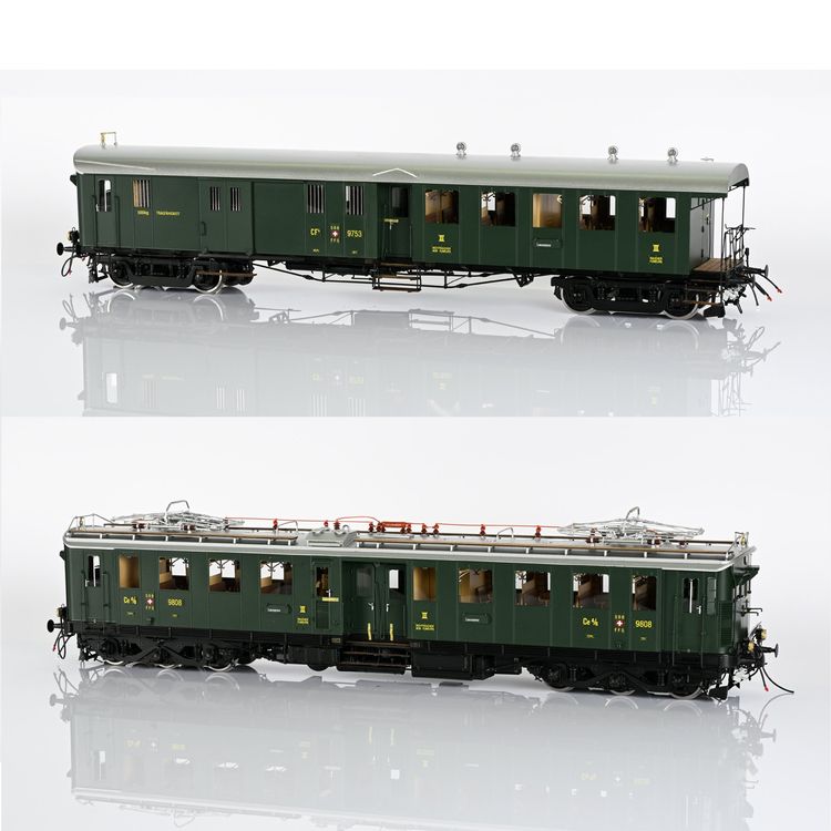 PROTOTYP: Spur 0 SBB Ce 4/6 mit Steuerwagen CFt 4 (Neu (gemäss Beschreibung)) in Bergdietikon ...