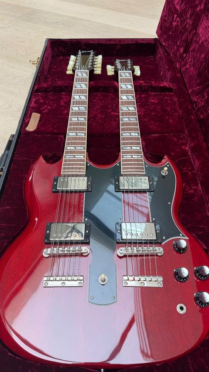 Gibson EDS-1275 Custom Shop – Cherry Red (ca. 2015–2018) (Gebraucht) in ...