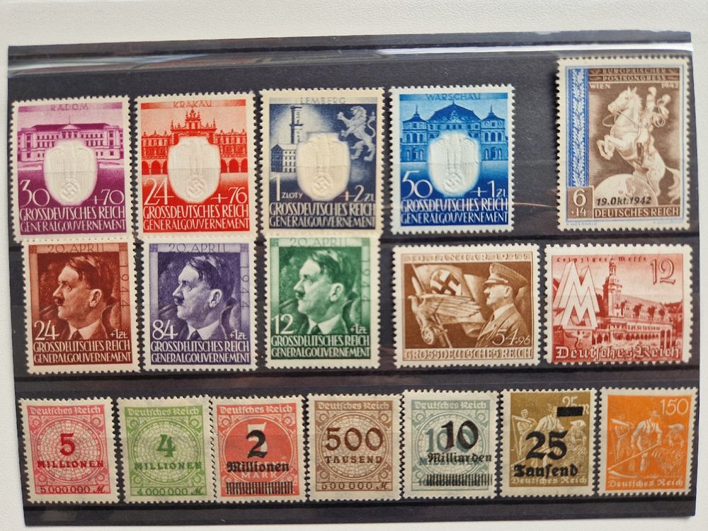 Deutsches Reich Briefmarken Adolf Hitler (Neu (gemäss Beschreibung)) in ...