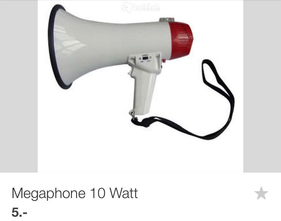 Mini Megaphone (10 Watt) (Neu und originalverpackt) in Matzingen für ...
