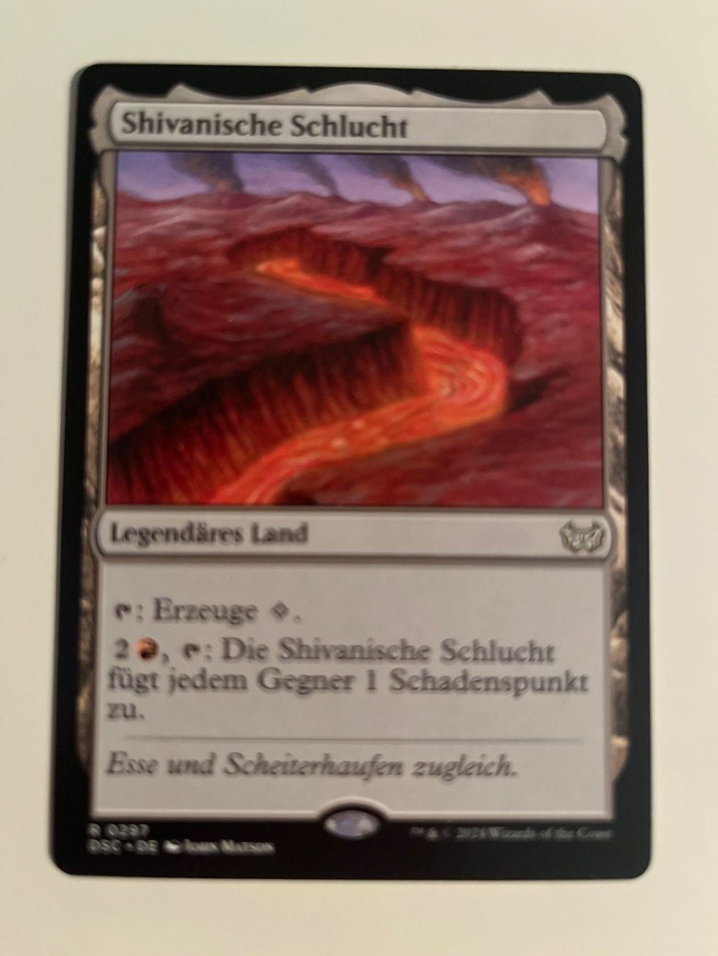 1 x Shivanische Schlucht - Magic: The Gathering - MtG (Gebraucht) in ...