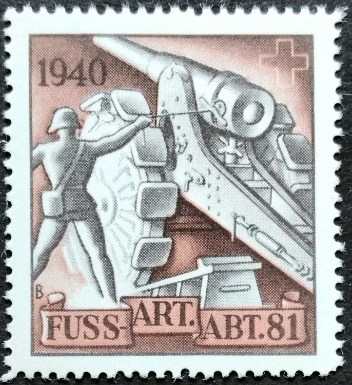 Soldatenmarke 2.WK, Fuss Artillerie Abt 81, Wi Art 280 (Gebraucht) in ...