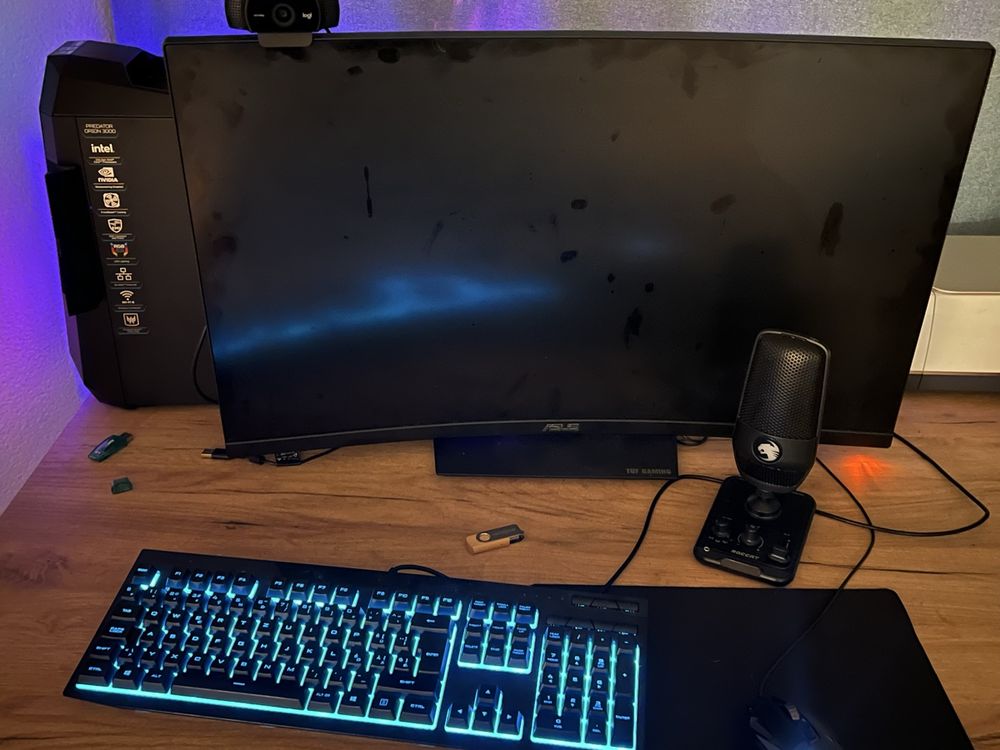 🎮 Komplettes Gaming Streaming Setup Acer Predator Orion (Gebraucht) in ...