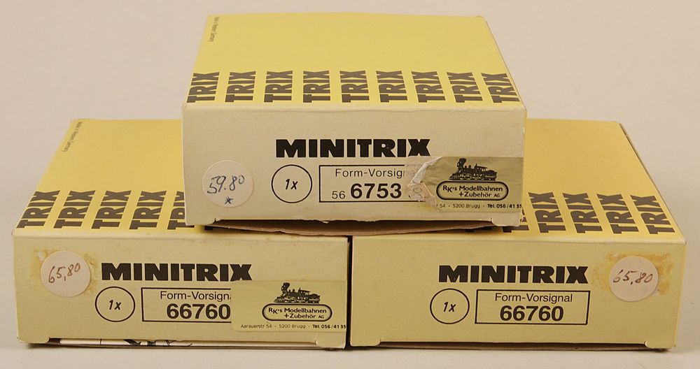 3 Minitrix Form-Vorsignale (Q16) | Kaufen auf Ricardo