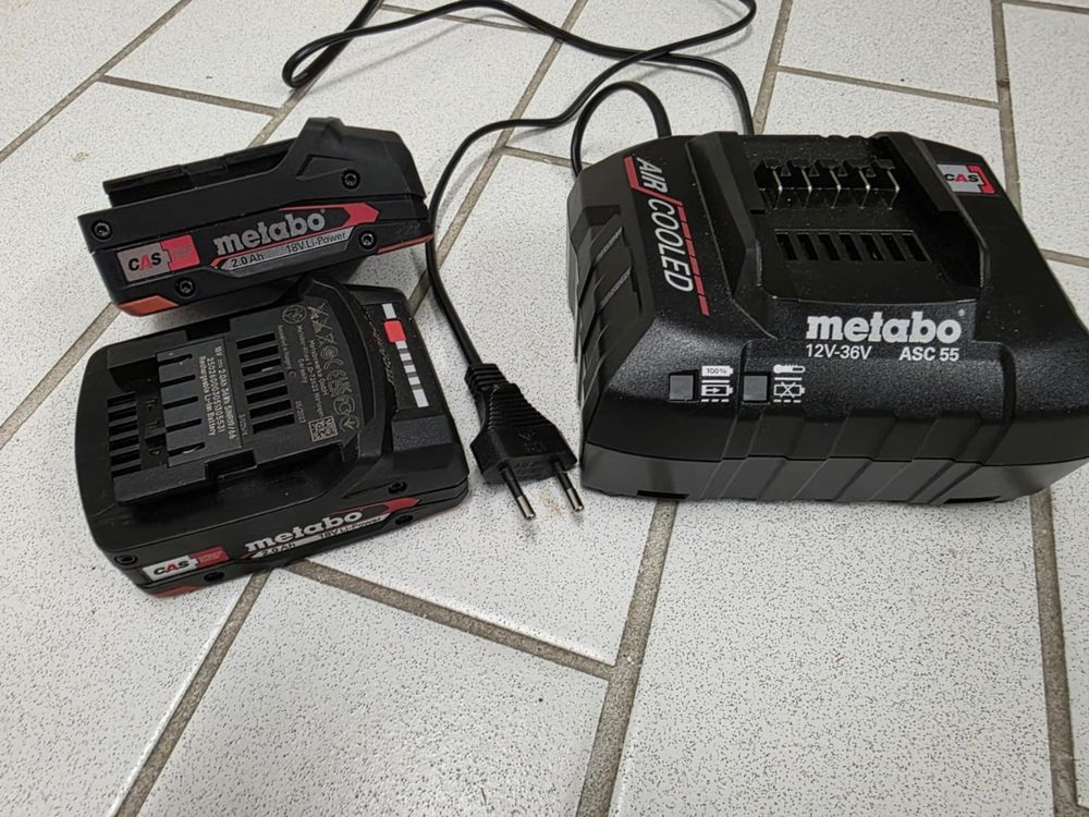 Metabo Basic Set 2x Li-Power Akkupack 18 V 2,0 Ah CAS Li-Ion (Gebraucht ...
