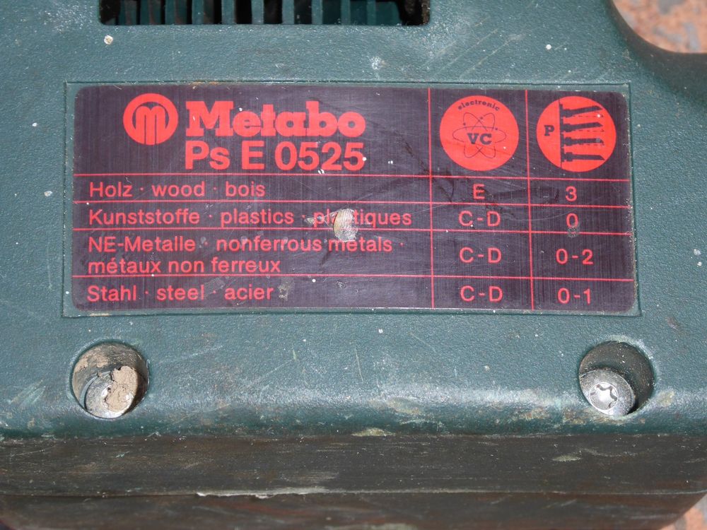 Metabo Ps E 0525 Säbelsäge Fuchsschwanz | Kaufen auf Ricardo