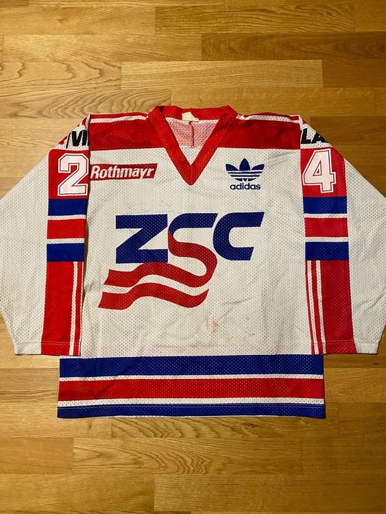 ZSC LIONS # 24 SIMMEN TRIKOT 1990/91 ZÜRCHER SC SIGNIERT S | Kaufen auf ...