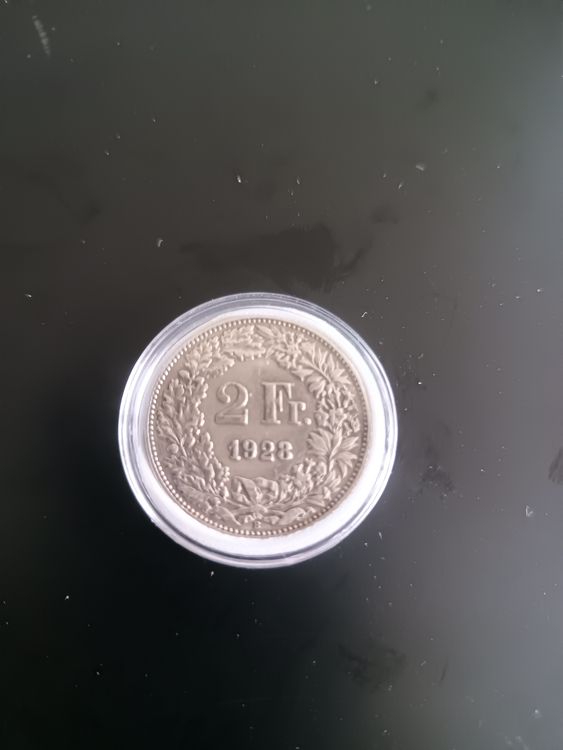 Schweiz 2 Franken 1928 | Silbermünze | Helvetia (Gebraucht) in Scherzingen für CHF 10 – mit ...