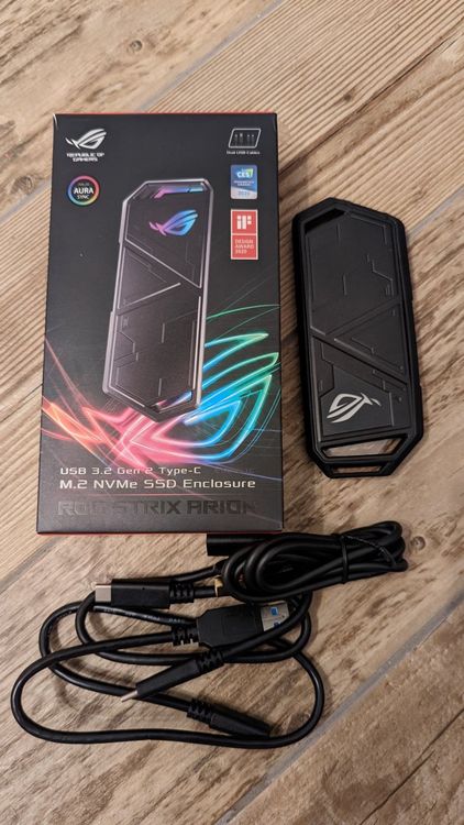 ASUS ROG Strix Arion M.2 Externe Festplatte inklusive SSD (Gebraucht ...