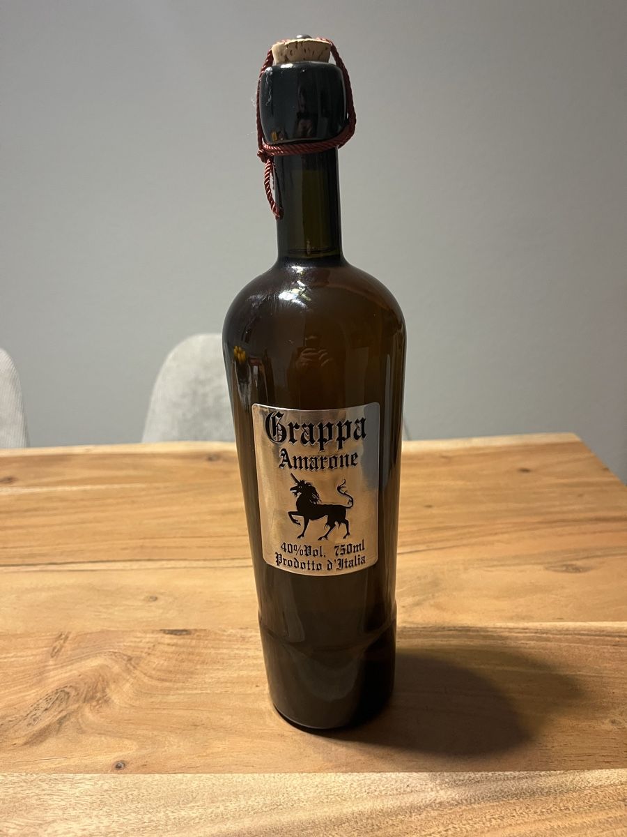 Grappa Amarone, edle Spirituose aus Italien, 750ml 40% (Neu (gemäss Beschreibung)) in ...