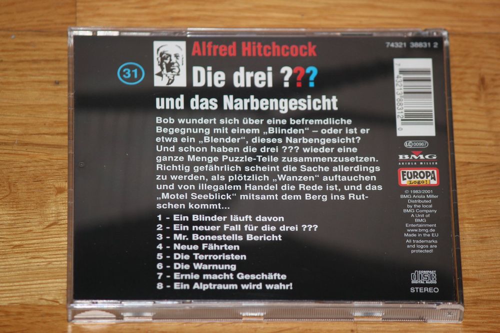 Die drei Fragezeichen und das Narbengesicht - Folge 31 | Kaufen auf Ricardo
