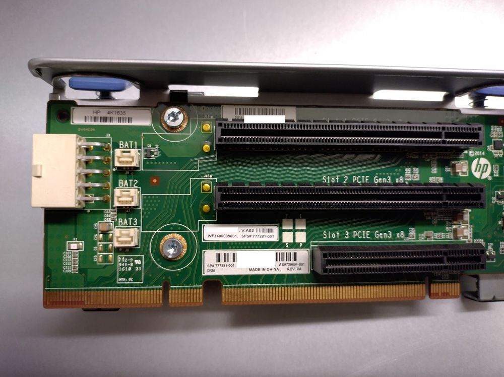 HP DL380 Gen9 Primary PCI Riser 719072-001 777281-001 (Gebraucht) in ...