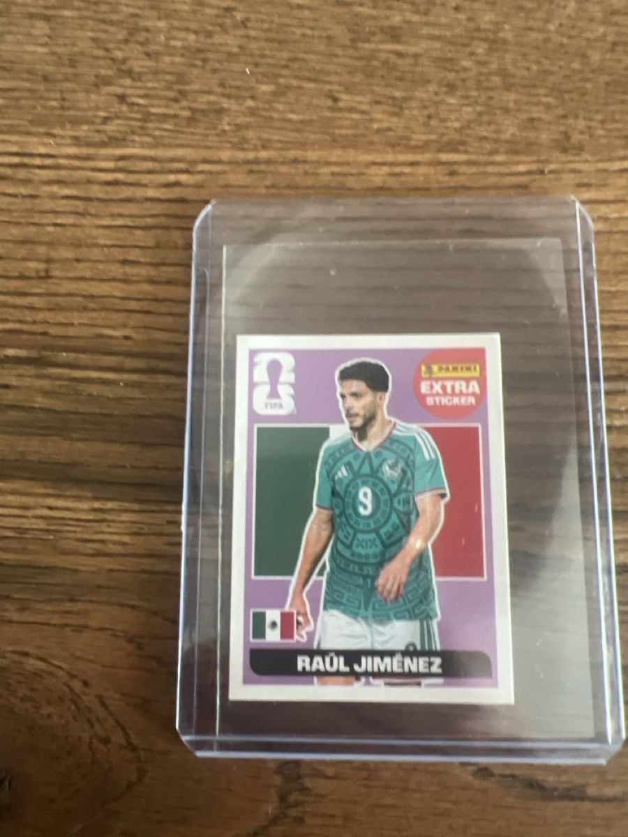 Panini WM 2026 Raúl Jiménez Extra Sticker Mexico Top Zustand (Neu und ...