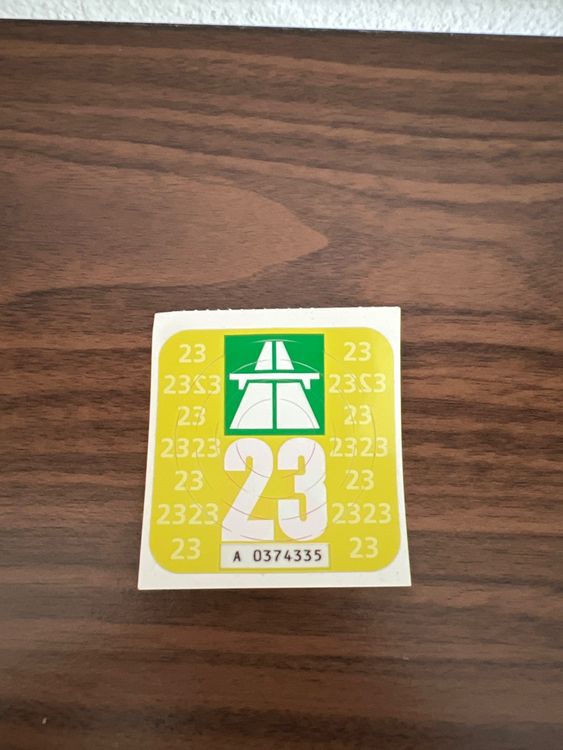 Autobahnvignette 2023 (Neu und originalverpackt) in Gossau ZH für CHF ...