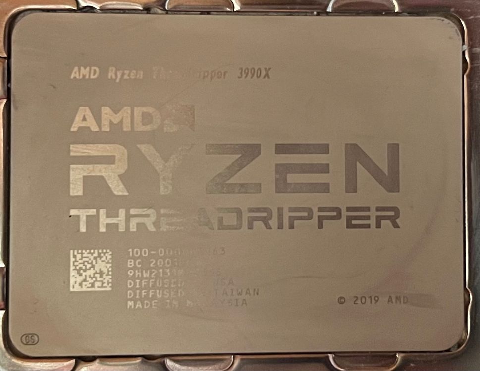 AMD Ryzen Threadripper 3990X sTRX4, 64 Core (Gebraucht) in CASLANO für CHF 1850 – mit Lieferung ...