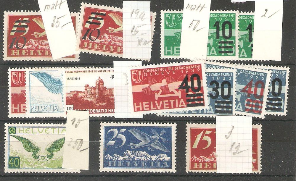 Los Flugpost 14 Werte (Neu (gemäss Beschreibung)) in Lausanne für CHF 42 – mit Lieferung auf ...