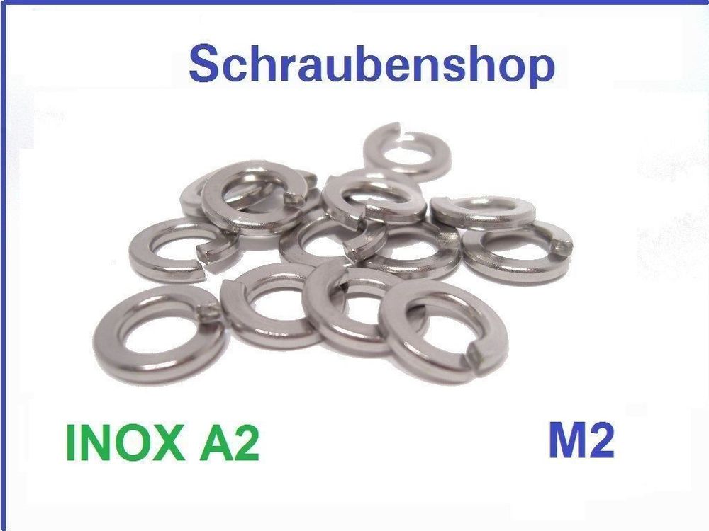 M2 Federringe Edelstahl A2 DIN127B | Kaufen auf Ricardo