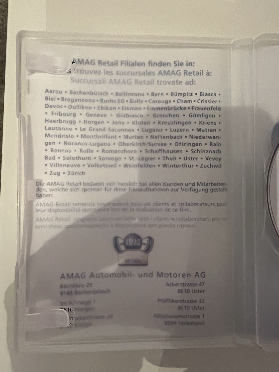 AMAG Retail DVD - Qualität ist unser Antrieb! (Neu (gemäss Beschreibung ...