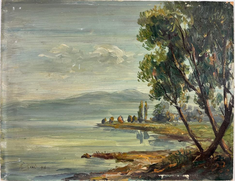 Alte Landschaft Gemälde Signiert (Gebraucht) in Neuhausen am Rheinfall für CHF 10 – mit ...