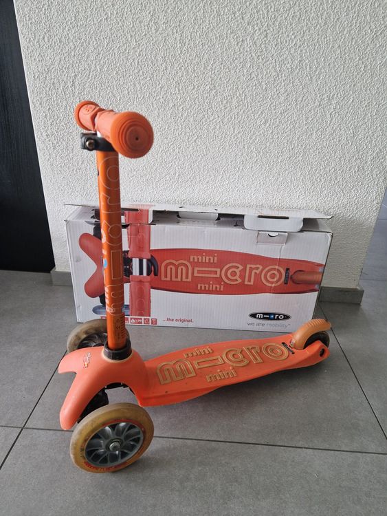 Kickboard, Trotinette Micro Mini Deluxe (Gebraucht) in Root für CHF 12 – nur Abholung auf ...