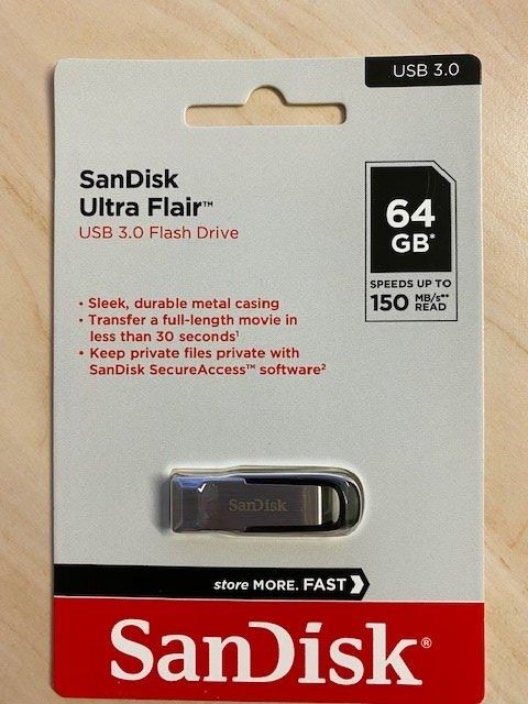 SanDisk Ultra Flair 64 GB, USB A, 3.0 | Kaufen auf Ricardo